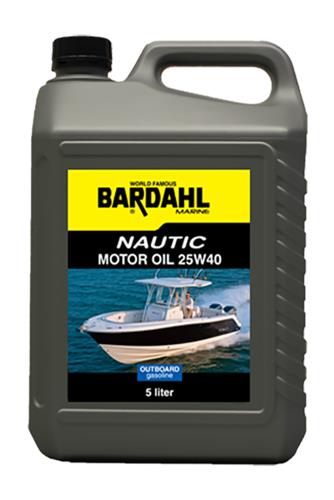 Bardahl engine oil Nautic 25W40 Outboard 4 stroke 5ltr - Engine oil ...