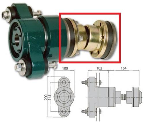 Aquadrive shaft coupling type CV10 (20100) - CV joints - Bij ons vaart ...